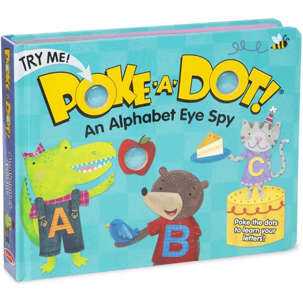 Jual Poke-a-Dot: An Alphabet Eye Spy (Board Book with Buttons to Pop ...