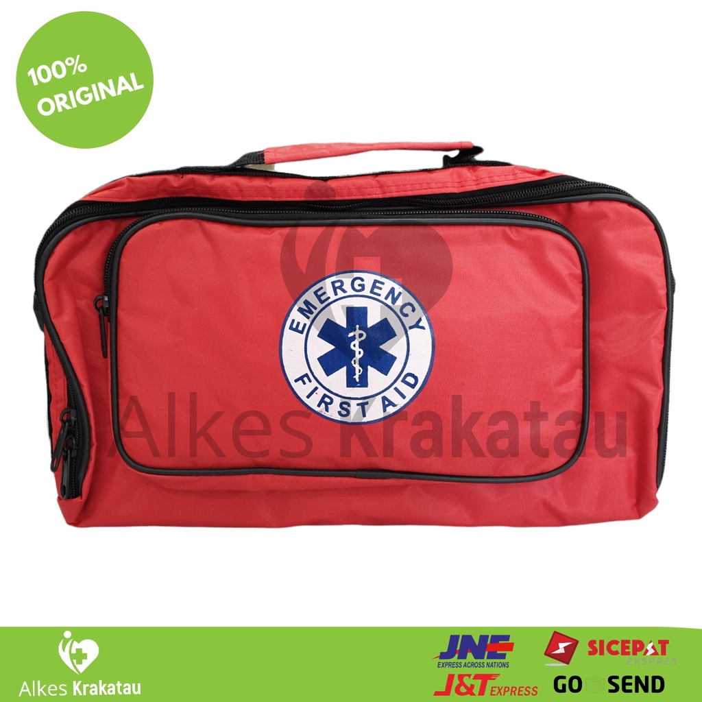 Jual Tas Emergency Selempang + Isi Lengkap / Tas P3K First Aid Kit Tipe ...
