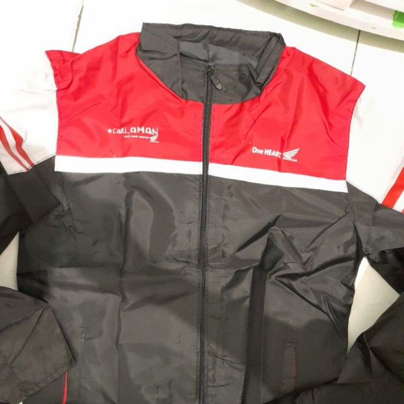 Jual jacket one heart Jaket Motor Honda original AHM dewasa hadiah dari ...