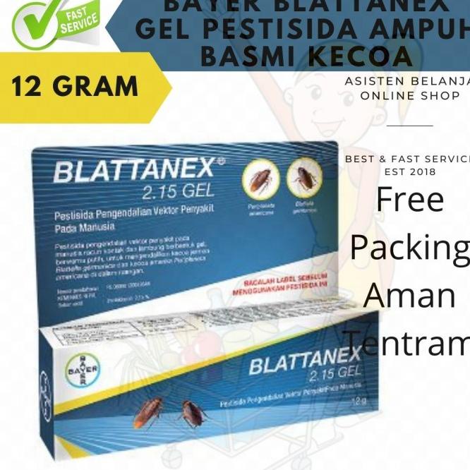 Jual Pembasmi Hama Dan Serangga Bayer Blattanex Cockroach Gel Umpan ...