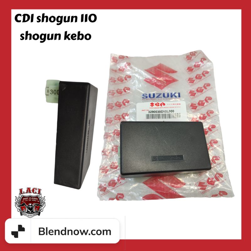 Jual cdi unit shogun 110 kebo 30D impor cdi suzuki shogun 110 ...