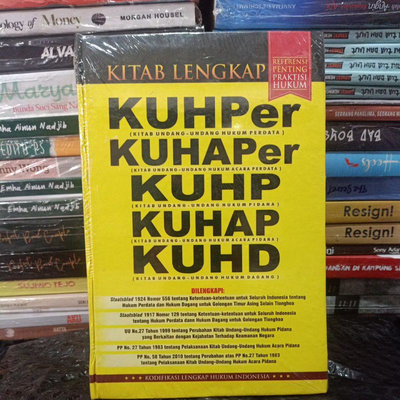 Jual buku 5 Kitab lengkap KUHPer,KUHAPer,KUHP,KUHap,kuhd | Shopee Indonesia