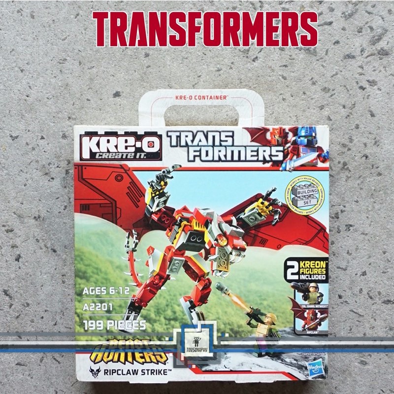 Jual KRE-O Kreo Transformers Prime Beast Hunters Ripclaw Strike Dragon Set | Shopee Indonesia