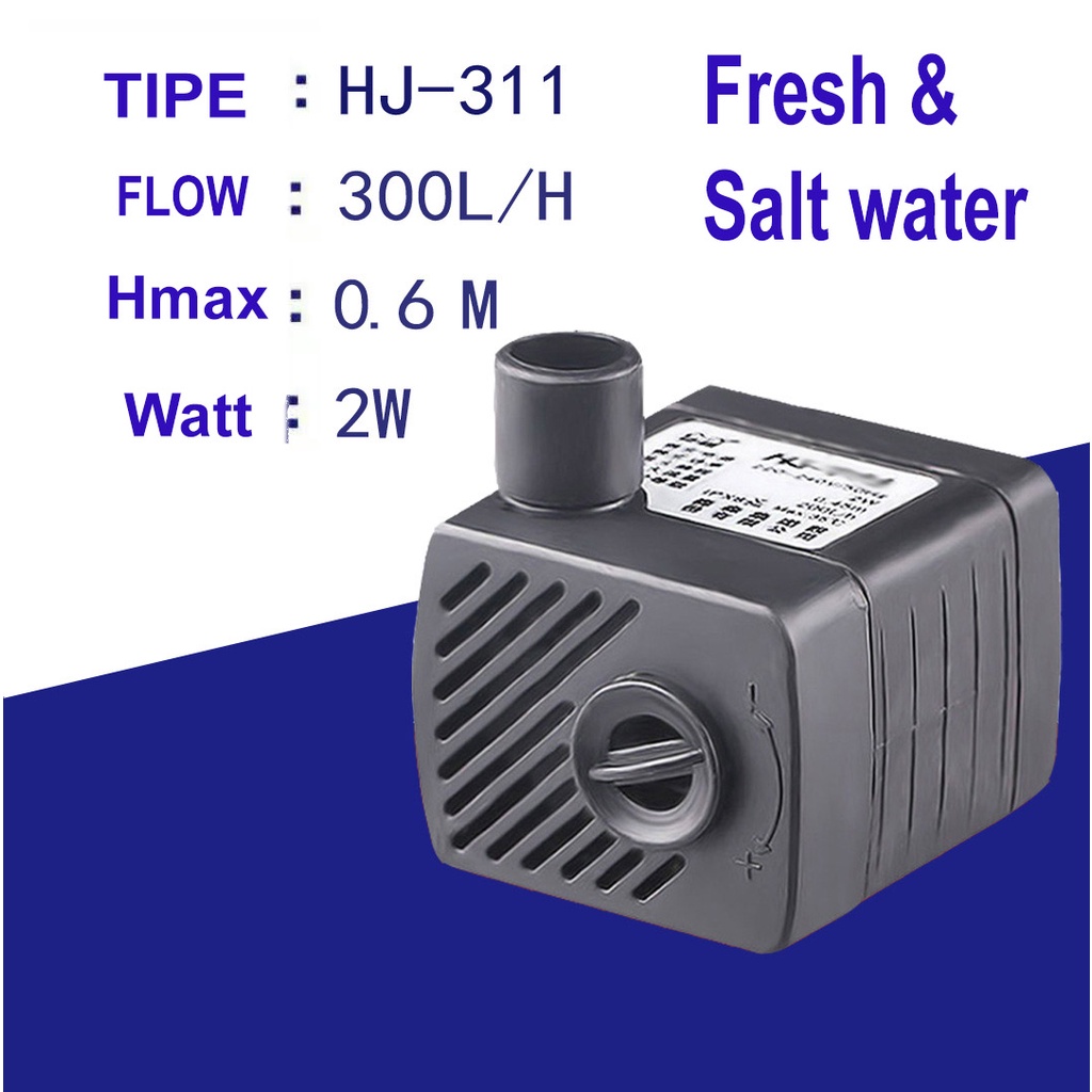 Jual Pompa hidroponik pompa air aquarium aquascape mini powerhead power ...