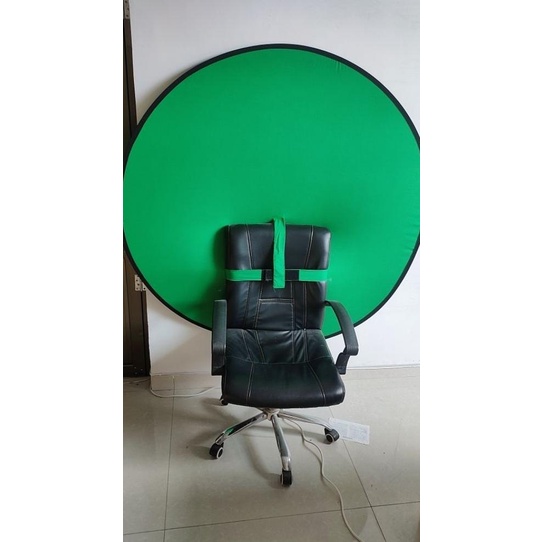 Jual Green Screen Lipat Portable Backdrop Chromakey Zoom Obs Video Call ...