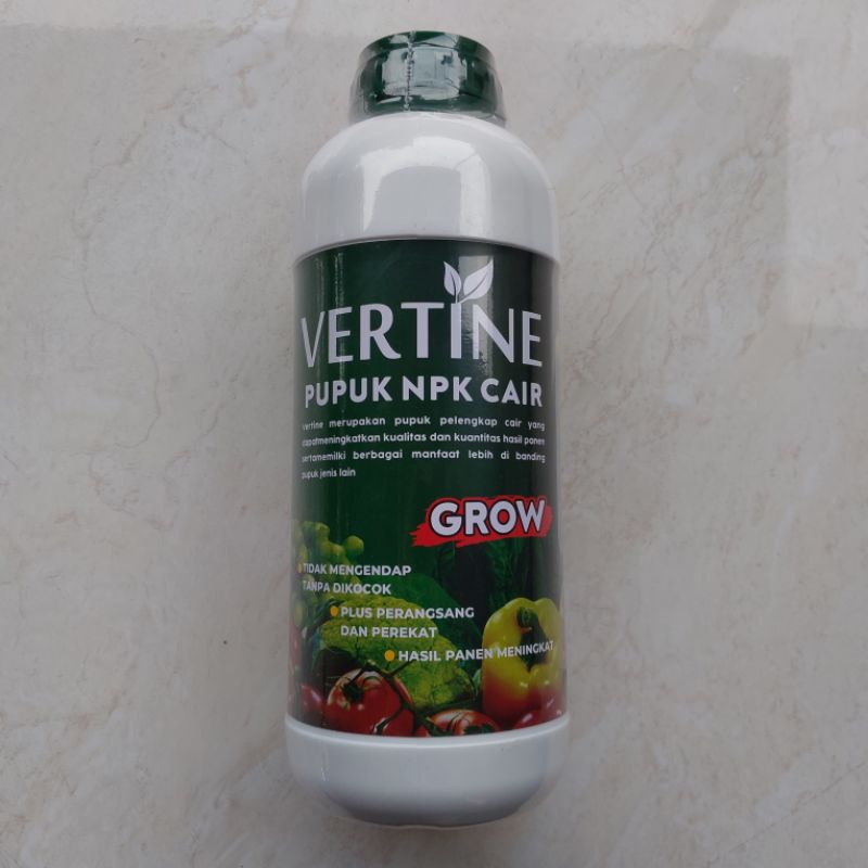Jual Pupuk NPK Cair Vertine Grow - 1 liter | Shopee Indonesia