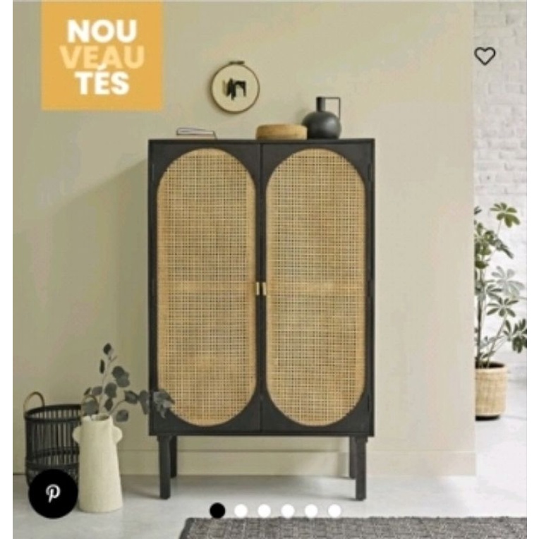 Jual ERIGO STORAGE CABINET PAKAIAN ROTAN RAK SEPATU CABINET KAYU JATI ...