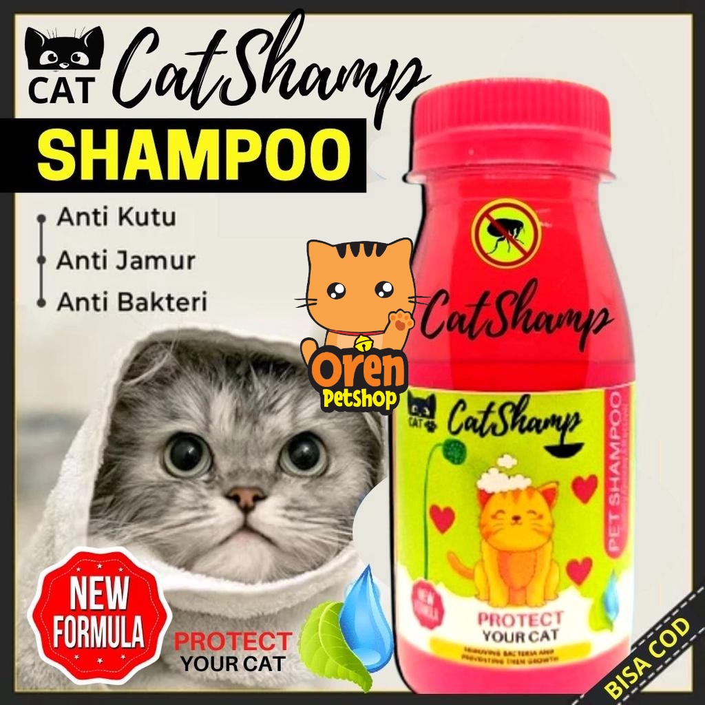 Jual CatShamp Shampo Sampo Kucing Anti Kutu Jamur dan Mencegah Rontok ...