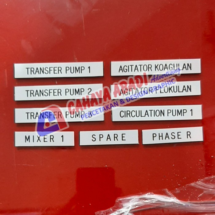 Jual Name Tag Name Plate Panel Holder Grafir | Shopee Indonesia