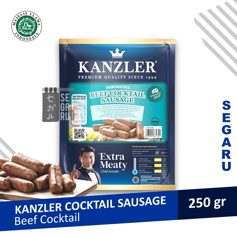 Jual KANZLER Sosis Beef Cocktail 250gr | Shopee Indonesia