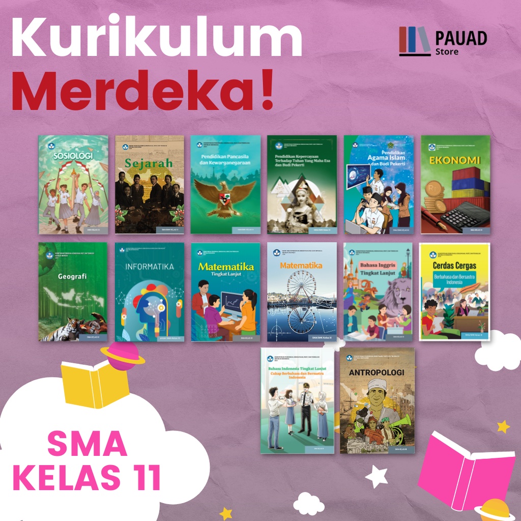 Jual Buku Kurikulum Merdeka / Kelas 11 / SMA | Shopee Indonesia