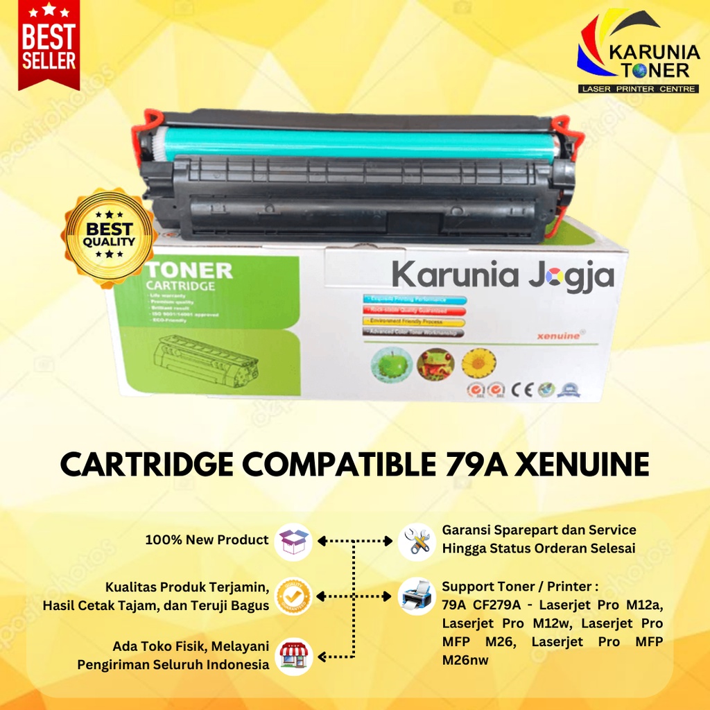 Jual Toner Cartridge Compatible CF279A 79A Tosca for Laserjet Pro MFP ...