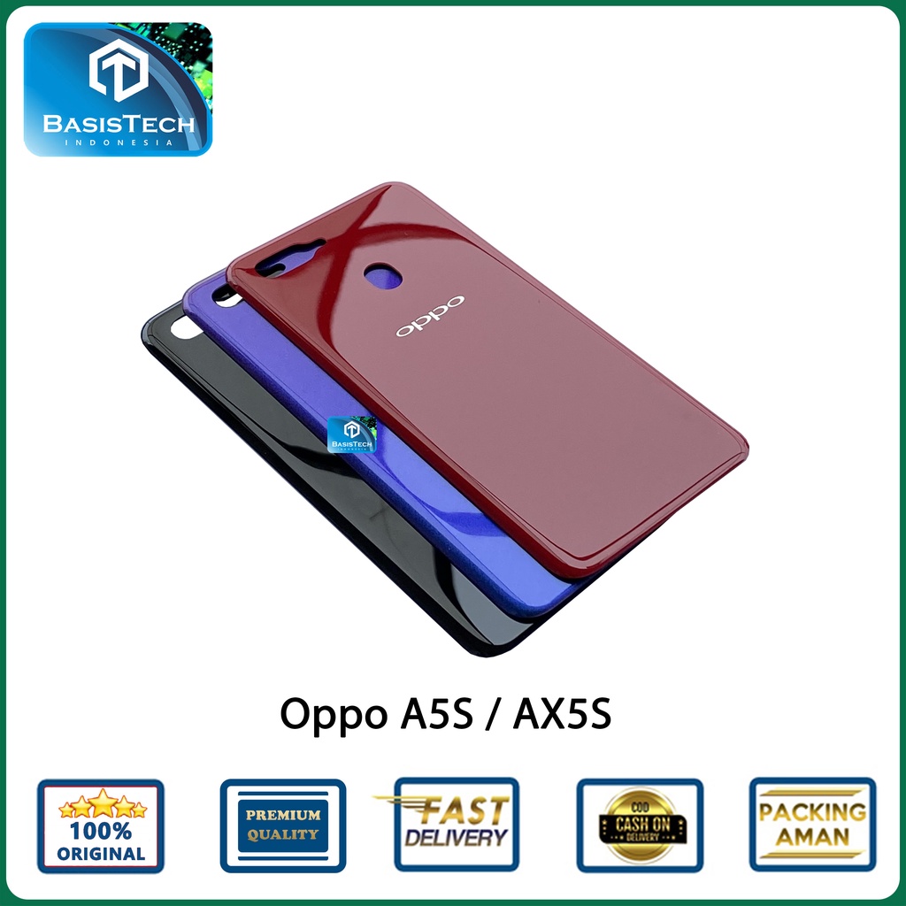 Jual BACKDOOR OPPO A5S AX5S BASISTECH ORIGINAL QUALITY | Shopee Indonesia