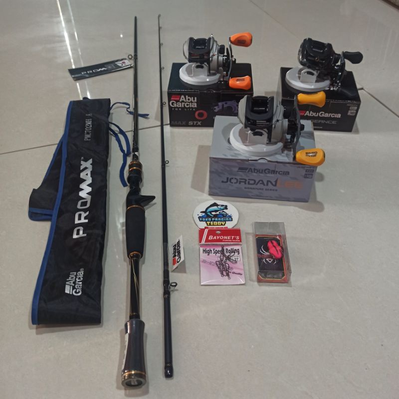 Jual Paket BAITCASTING JORAN ABU GARCIA PROMAX 702 DAN REEL BC ABU GARCIA | Shopee Indonesia