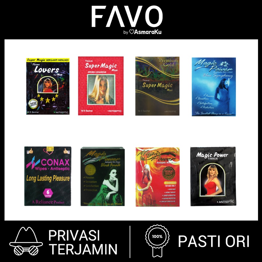 Jual Tisu Magic - Tissue Magic Man Original / Aroma Casanova / Premium ...