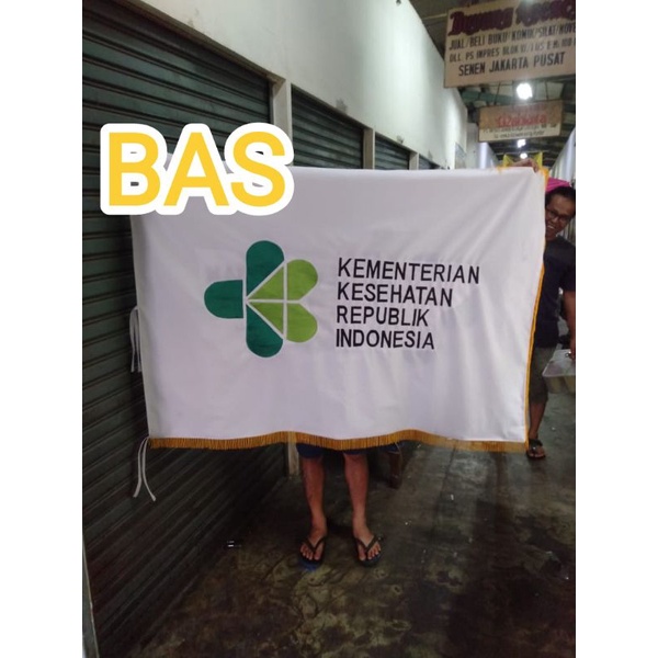 Jual BENDERA PETAKA KEMENKES/BENDERA CUSTOM/BENDERA REQUES/BENDERA ...