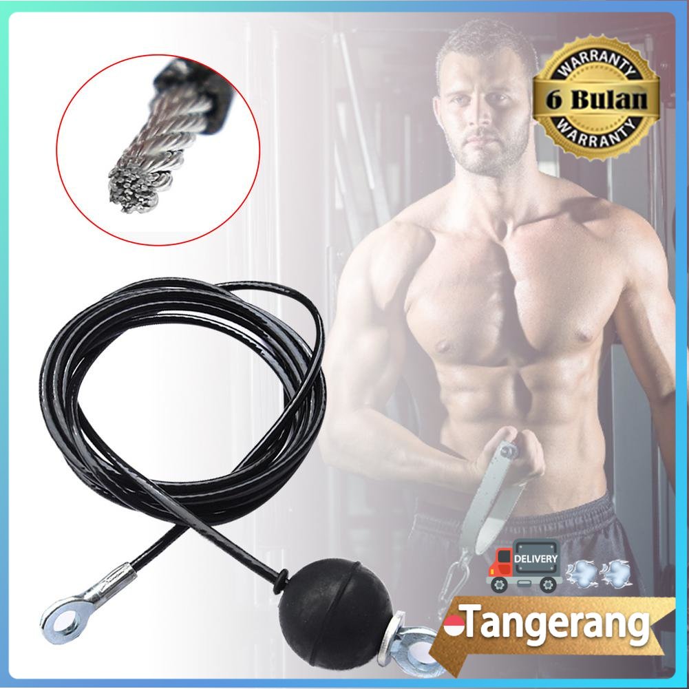Jual 250cm Tali Katrol Pulley Connecting Wire Pulling Kabel Sling Gym ...