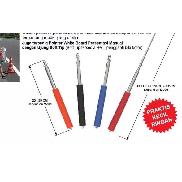 Jual Tiang Bendera Tour Guide Teleskopik Uk. XL - Biru | Shopee Indonesia