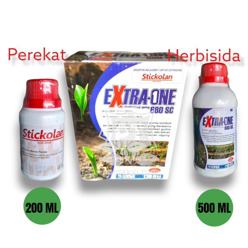 Jual Herbisida Extra One Dosis Tinggi Atrazin 600 g/l + Mesotrion 80 g/l Selektif Tanaman Jagung ...
