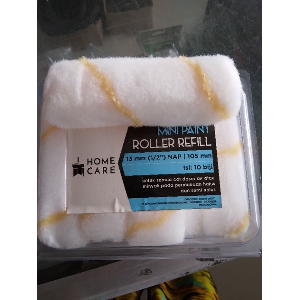 Jual isi roll cat kecil refill mini roller Home care cat dasar air atau ...