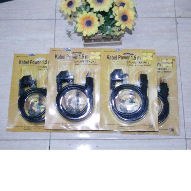 Jual Kabel Power AC 3 Pin Kitani Original Made in Indonesia 1,5M 3x0 ...