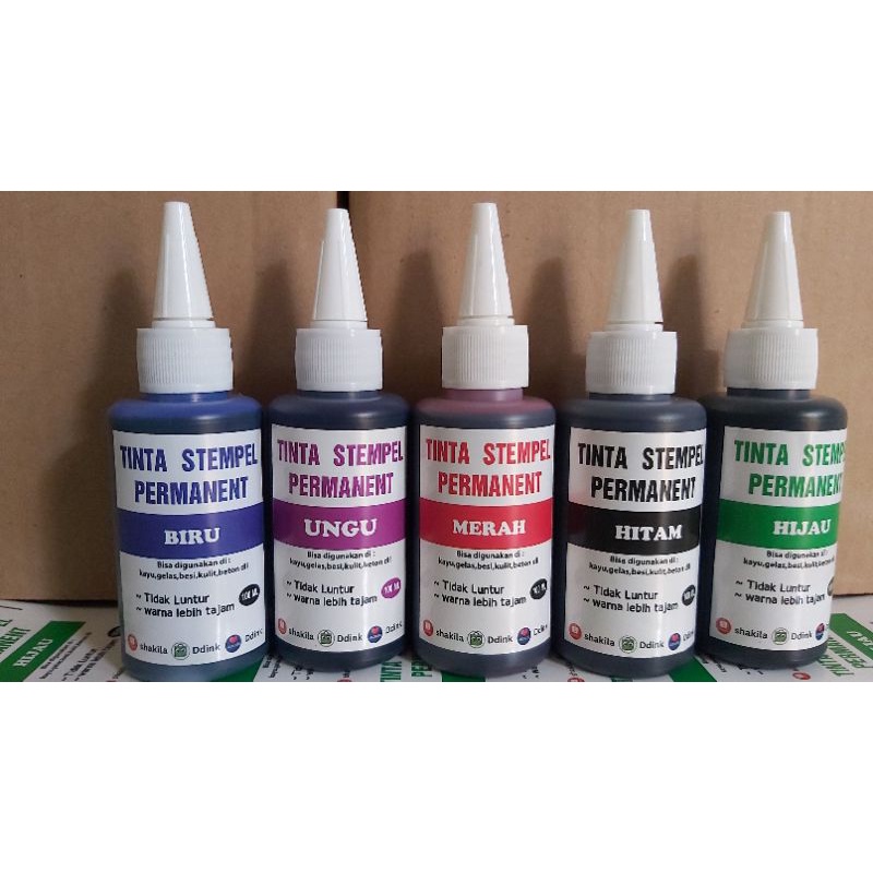 Jual TINTA STAMP PERMANENT/ TINTA BUAT PLASTIK,BAJA,ALMU,BETON DLL ...