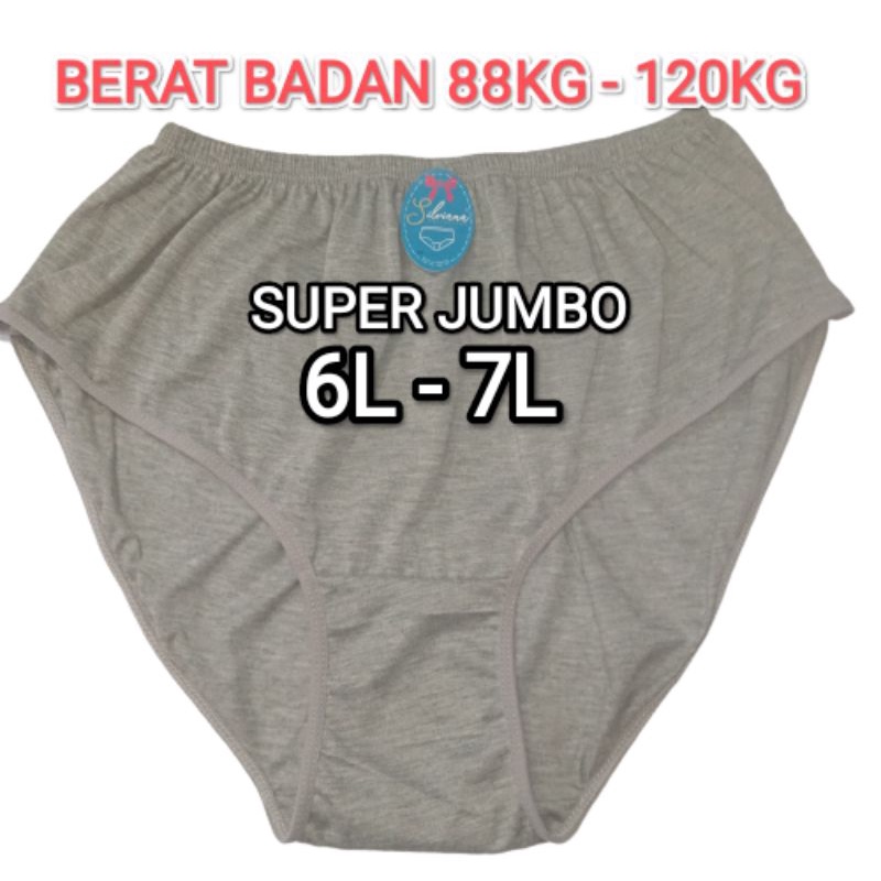 Jual Celana Dalam Wanita Super Jumbo Extra Murah Katun 6L - 7L BB 88kg - 120kg Cd Cewek Big Size ...