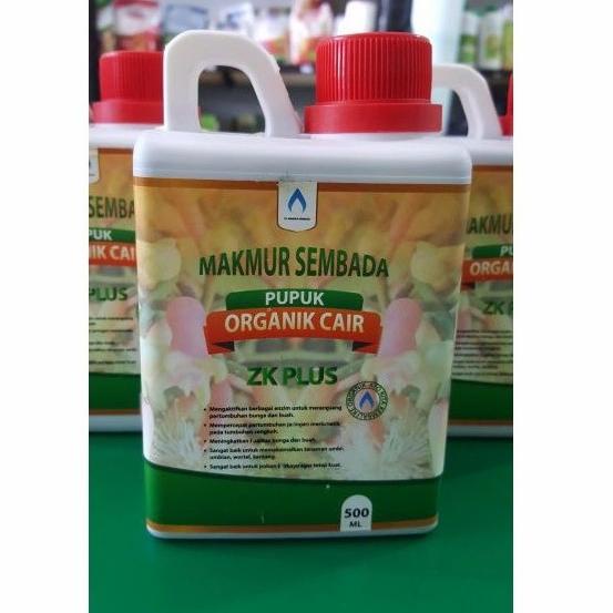 Jual Pupuk Organik Cair ZK PLUS - Pupuk Pelebat Bunga dan Buah - Cv makmur | Shopee Indonesia