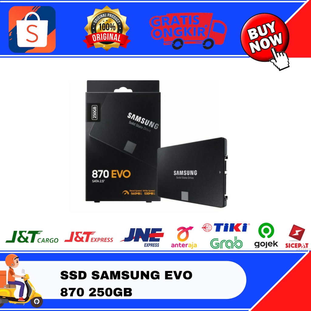 Jual SSD SAMSUNG EVO 870 250GB | Shopee Indonesia