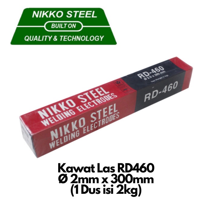 Jual NIKKO STEEL KAWAT LAS LISTRIK 2 MM WELDING ELECTRODES RD-460 RD460 ...
