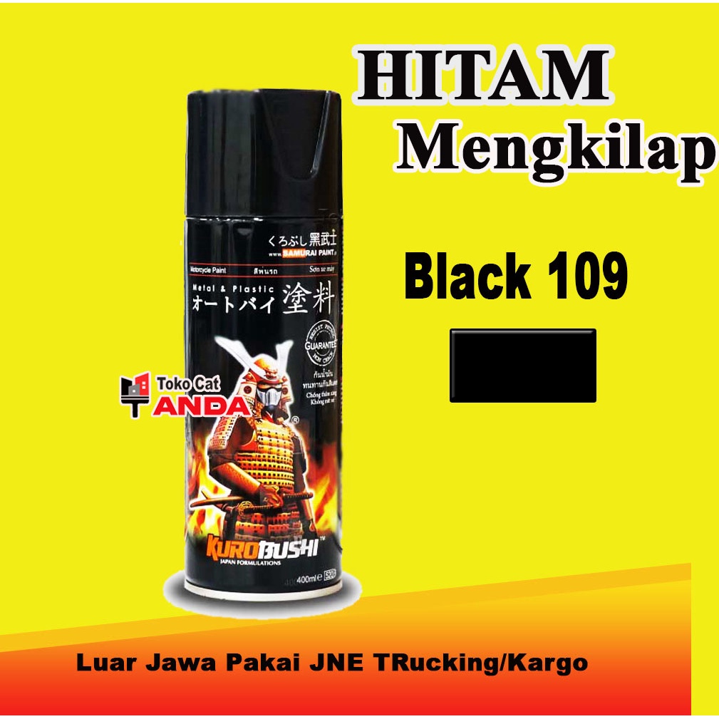 Jual Samurai Paint Black hitam 109 - Pilok Samurai Hitam - Pilok ...