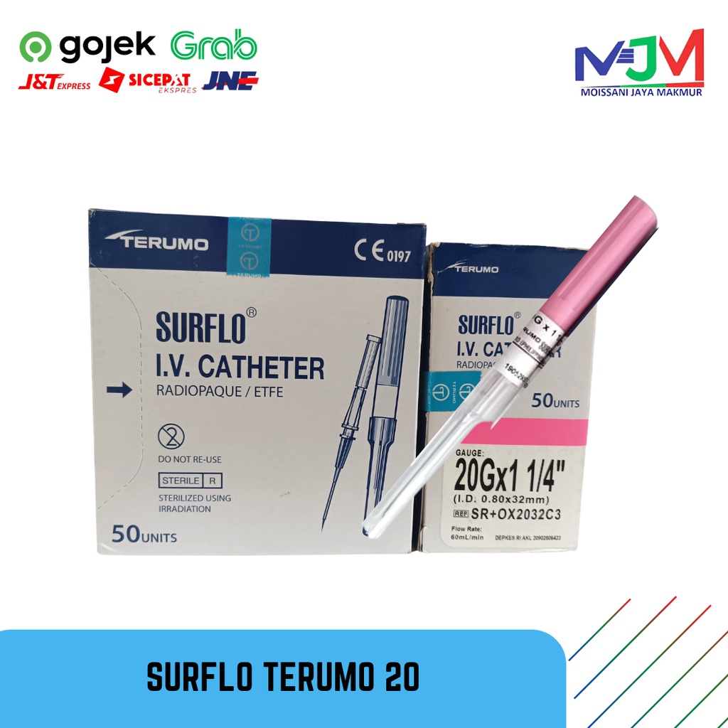 Jual IV Cath Surflo 20 Terumo Surflo Terumo 20 | Shopee Indonesia