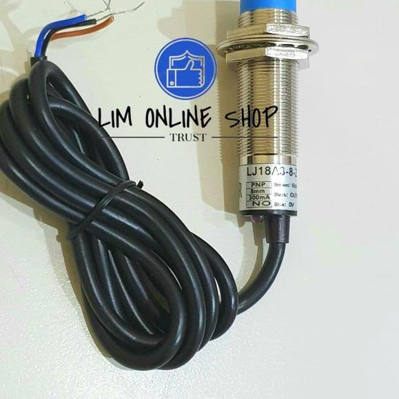 Jual LJ18A3-8-Z-BY PNP DC 6V-36V Inductive Proximity Sensor Detection | Shopee Indonesia