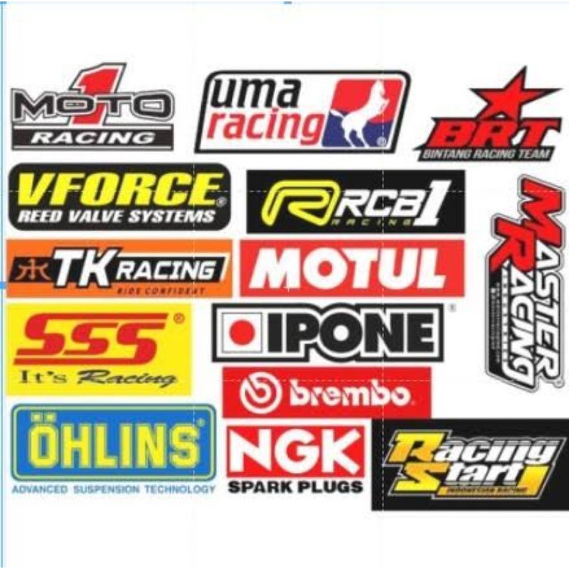Jual stiker random racing | Shopee Indonesia