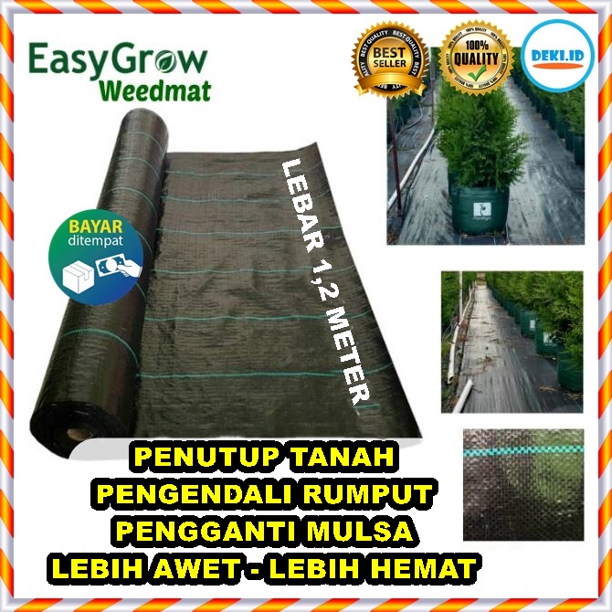 Jual Weedmat Lebar 120 CM Control Easy Grow Terpal Green House Meteran ...