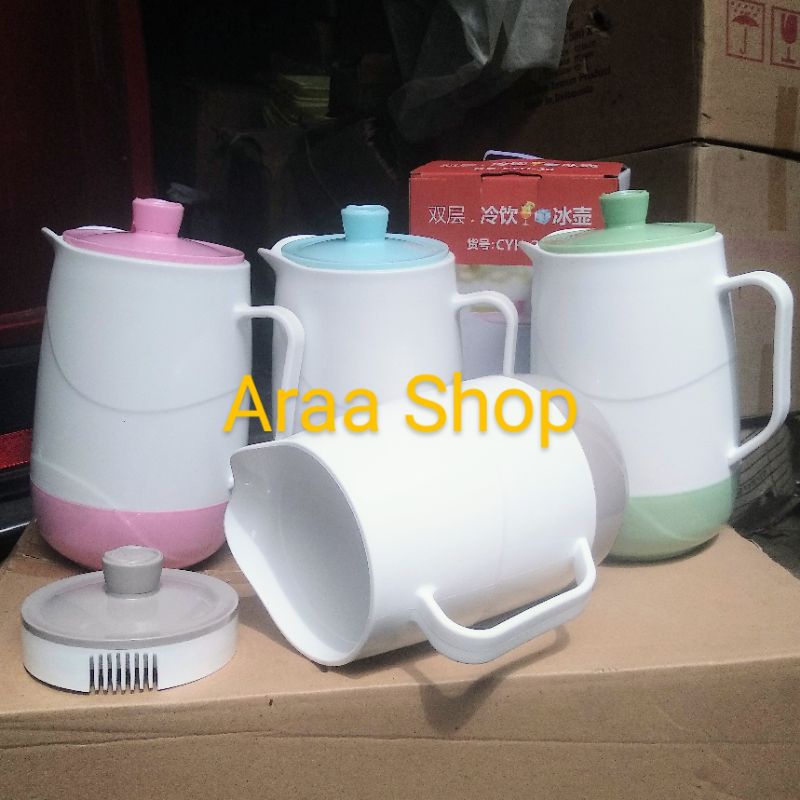 Jual Water Jug Teko Eskan Panas & Dingin 2 Liter Kettle Hot & Cold 2L Teko Bebek Plastik Pitcher ...