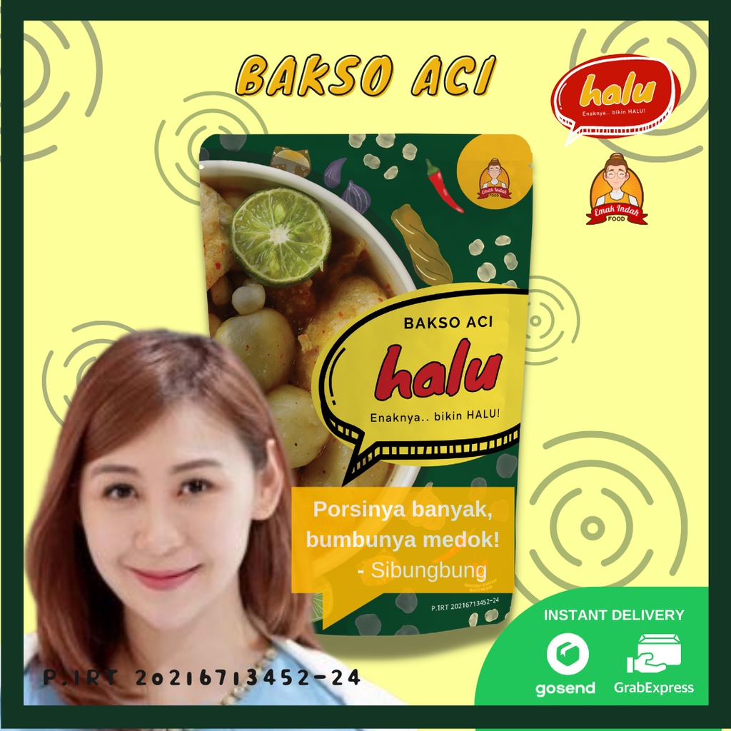 Jual BASO ACI INSTANT HALU - BAKSO ACI HALU - EMAK INDAH FOOD | Shopee ...