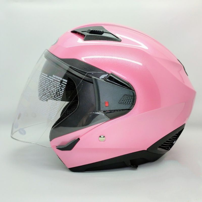 Jual HELM ZEUS 611 PINK ORIGINAL HELM ZEUS PINK ORIGINAL DOUBLE VISOR ...