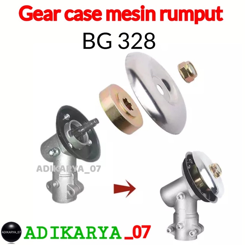 Jual Gear case mesin potong rumput kepala pisau mesin potong rumput ...