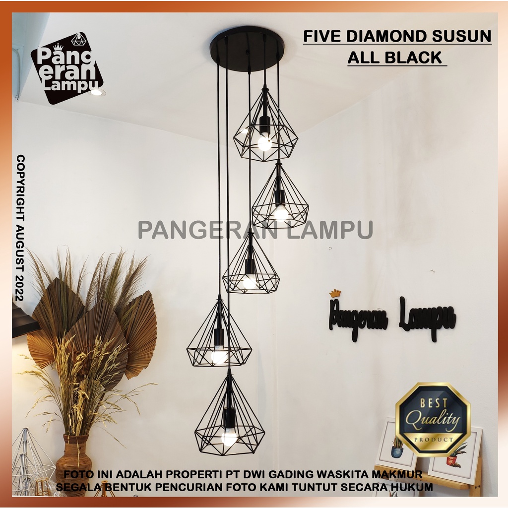 Jual Lampu Gantung / Lampu Hias / lampu Void Estetik industrial Modern ...