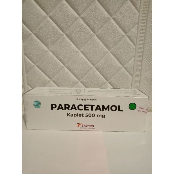 Jual PARACETAMOL kaplet 500mg 1 box isi 10 strip | Shopee Indonesia
