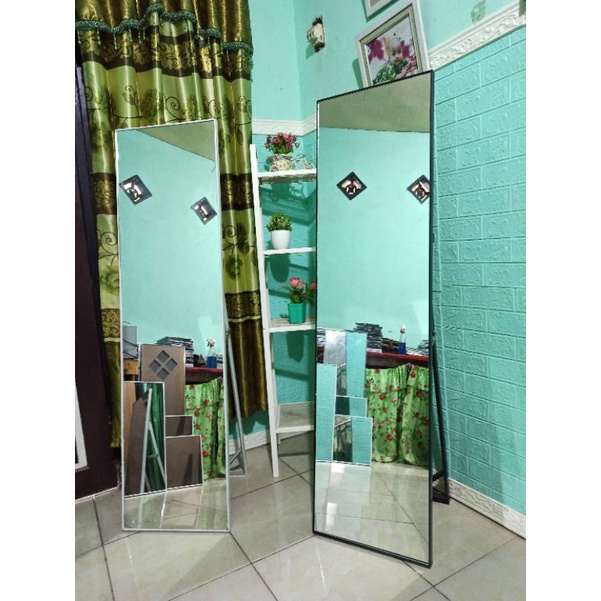 Jual Free Packing Kayu Standing Mirror Frameles / Vanity Mirror / Full ...