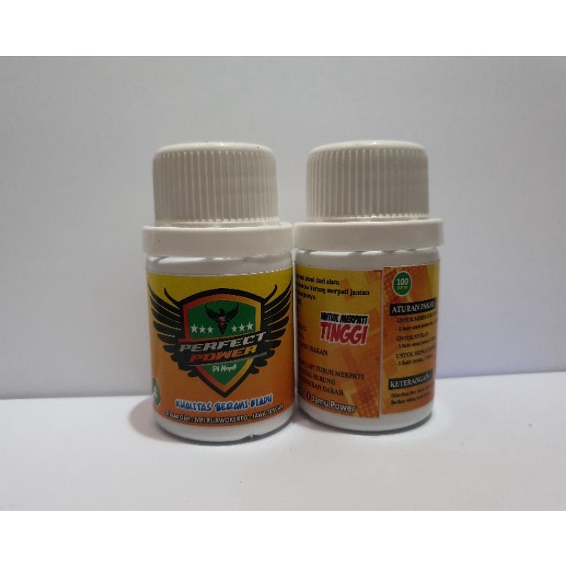 Jual jamu merpati tinggi dan balap perfect power isi 100 butir jamu ...