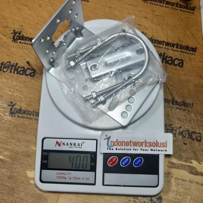 Jual Bracket breket clamp klem dudukan tiang antena Yagi Omni TV Radio ...