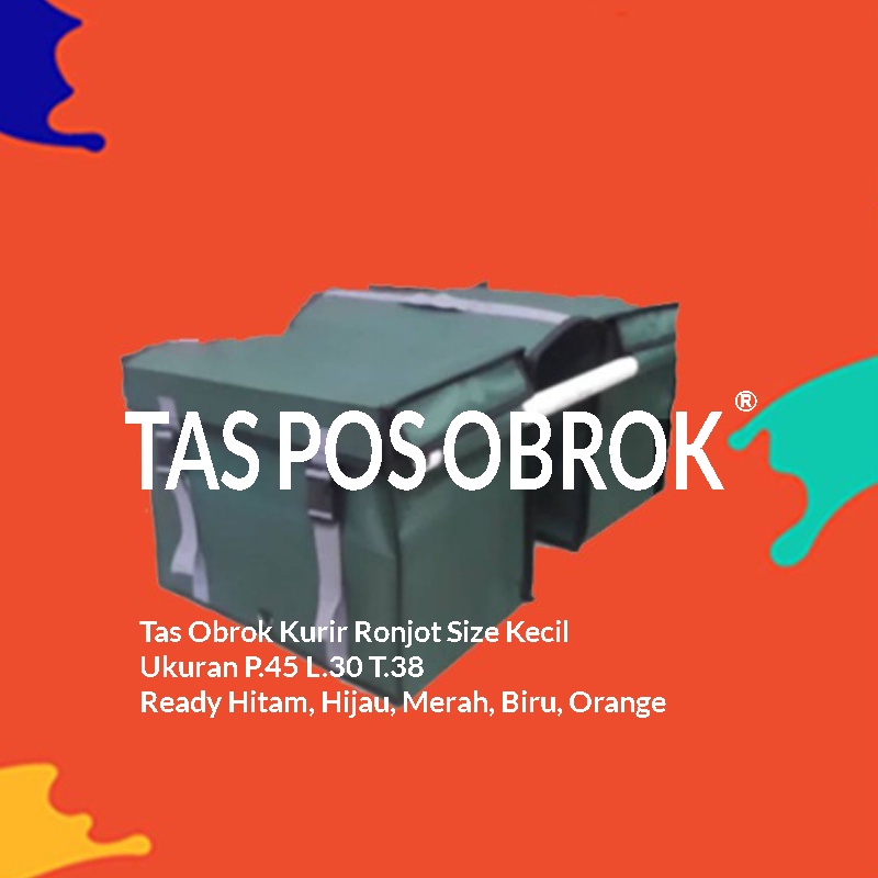 Jual TAS OBROK MOTOR POS SALES KURIR ANTI AIR - KECIL | Shopee Indonesia