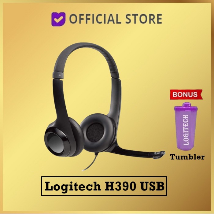 Jual Logitech h390 USB Stereo Headset | Shopee Indonesia