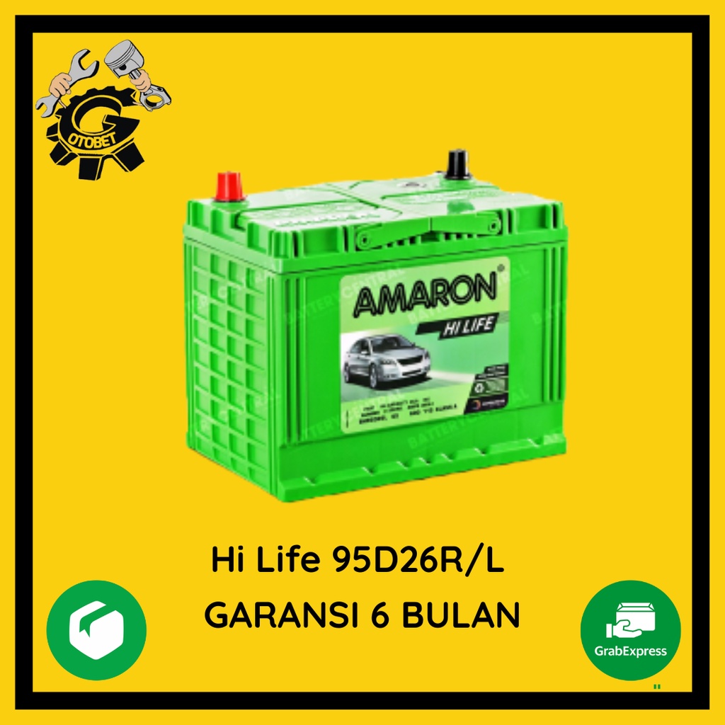 Jual AKI MOBIL TOYOTA FORTUNER DIESEL 95D26L/80D26L AMARON HI LIFE new | Shopee Indonesia