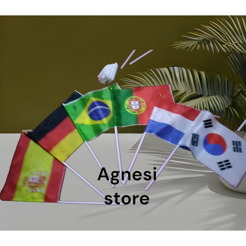 Jual BENDERA PIALA DUNIA BENDERA TANGAN /HAND FLAG | Shopee Indonesia