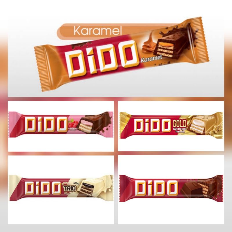 Jual WAFER TURKI DIDO GOLD TRIO KARAMEL FRAMBUAZ | ULKER WAFER TURKI ...