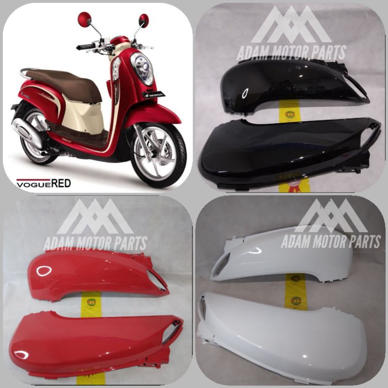 Jual COVER BODY SCOOPY FI WIN TAHUN 2013 2014 2015 2016 WARNA HITAM ...